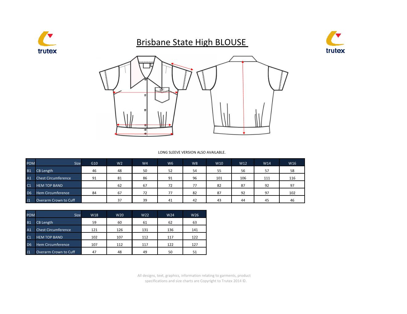 Blouse S/S White Formal